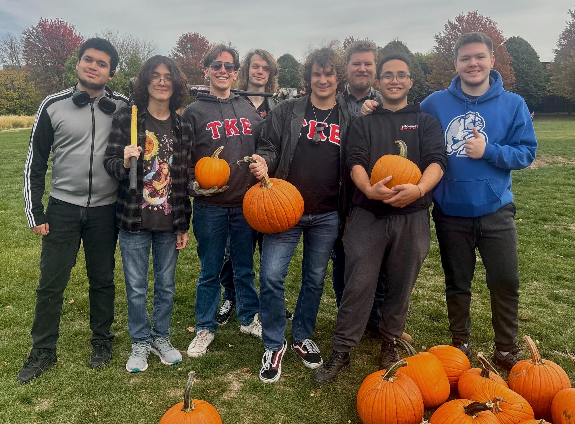 Smashing pumpkins for childhood cancer - The Times-Delphic
